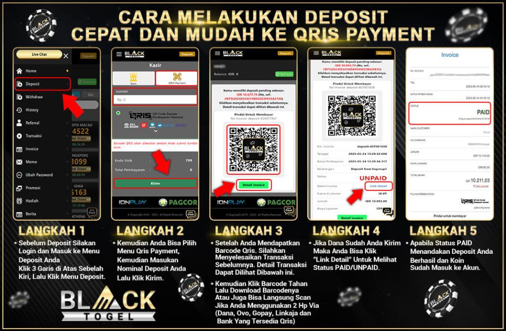 TUTORIAL DEPOSIT MENGGUNAKAN QRIS PAYMENT - Blacktogel | Agen Resmi Togel Online, Situs Bandar ...